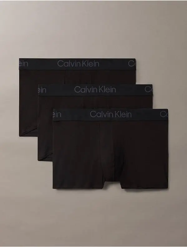 Calvin Klein Ultra Soft Modal 3-pack Trunk - Black