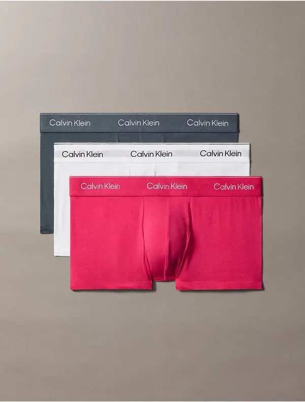 Calvin Klein Icon Cotton Stretch 3-pack Low Rise Trunk - Turbulence Multi