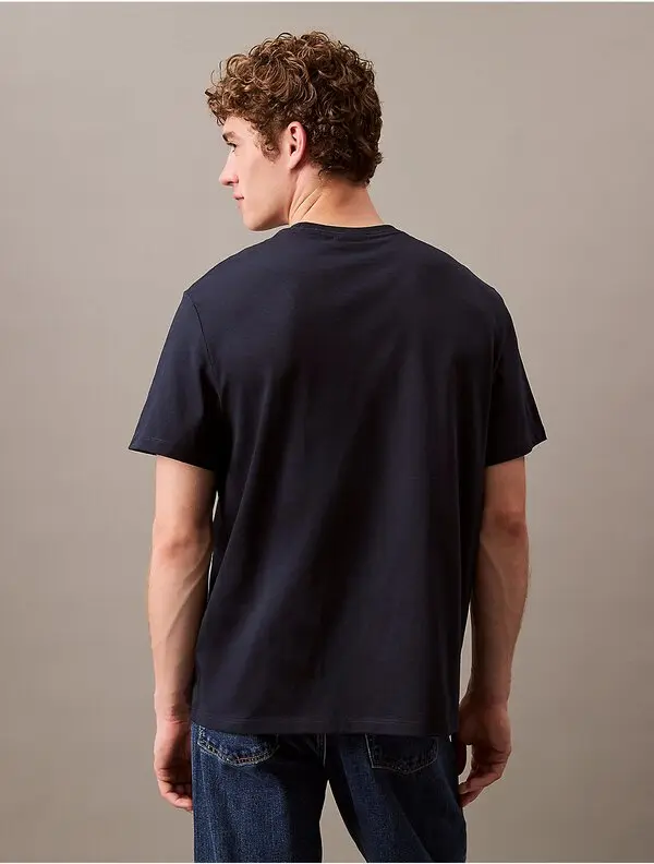Calvin Klein Monologo Tee - Dark Sapphire
