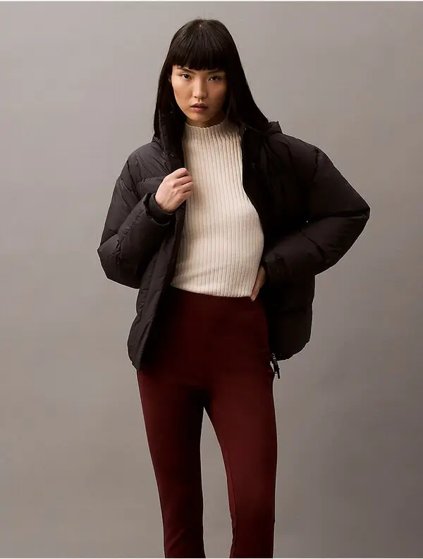 Calvin Klein Solid Ponte Skinny Pants