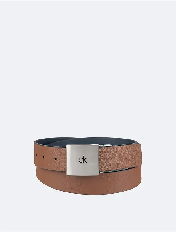 Calvin Klein Reversible Belt - Ombre Blue / Teak