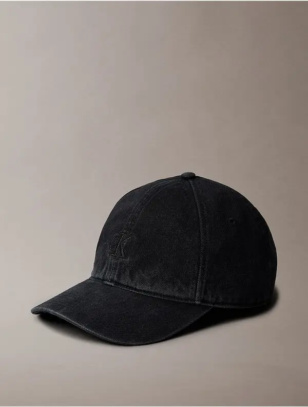 Calvin Klein Cotton Baseball Cap - Black Beauty