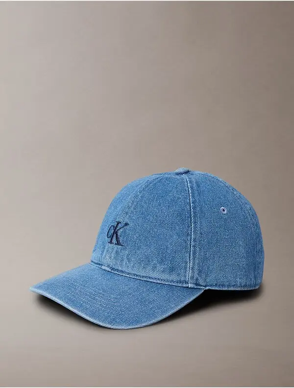 Calvin Klein Cotton Baseball Cap - New Blue