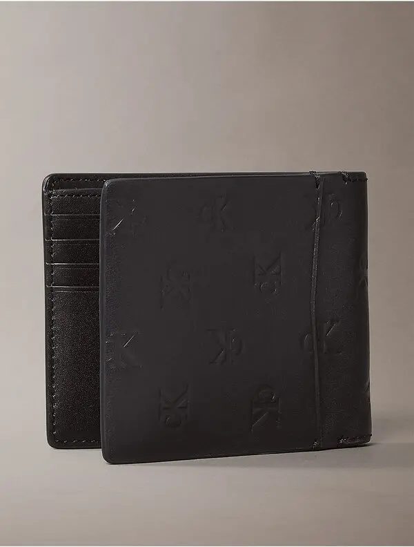 Calvin Klein Embossed Monogram Bifold Wallet