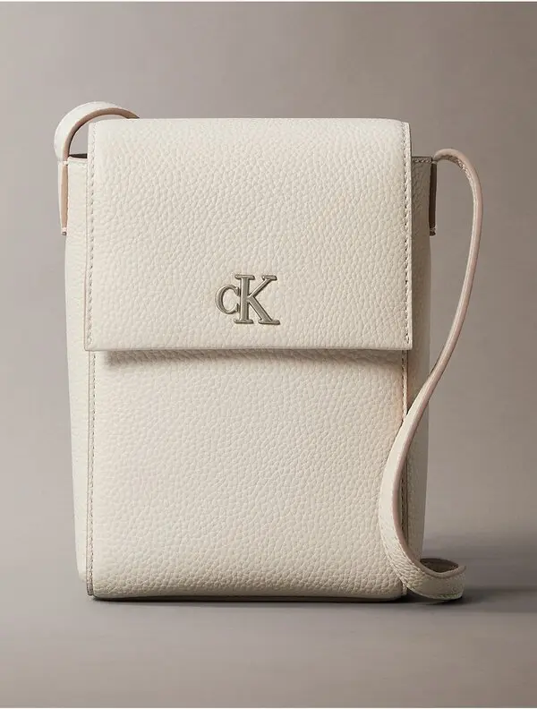 Calvin Klein Monogram Phone Crossbody Bag - Morn