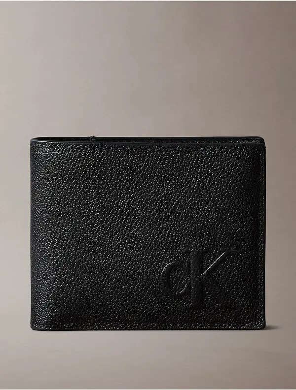 Calvin Klein Sculpted Impression Bifold Wallet - Black
