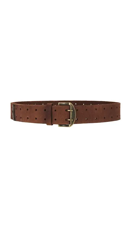 Free People We The Free Double Cross Belt - Cognac