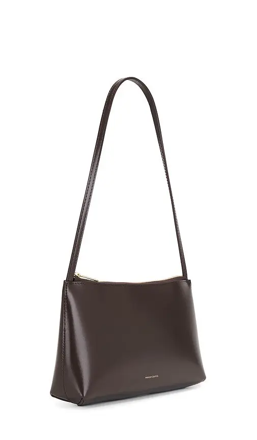 MANSUR GAVRIEL Gaia Shoulder Bag - Chocolate & Warm Grey