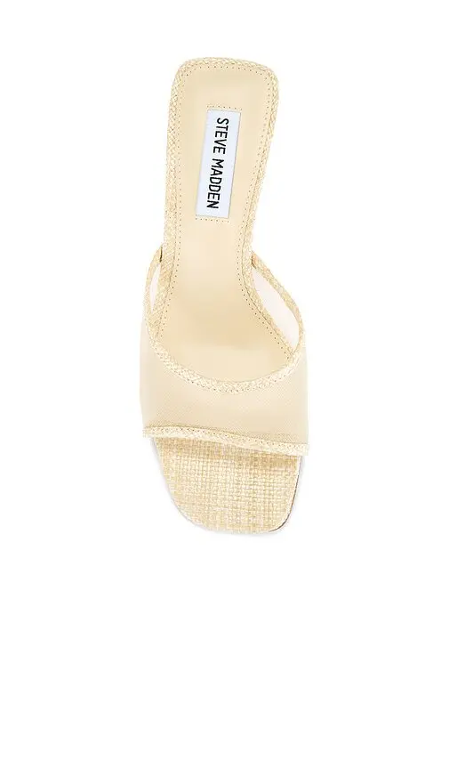 Steve Madden Seleste Wedge Sandal With Raffia Trim