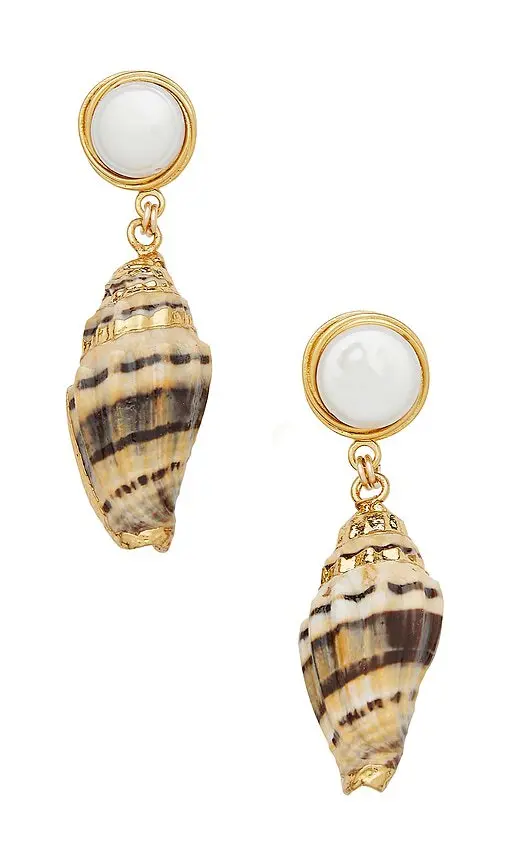 Brinker & Eliza Darya Earrings - Brown