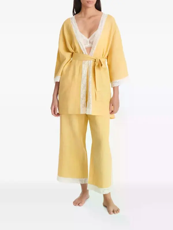 ERES Colline Linen Top - Yellow