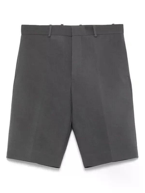 JIL SANDER Tailored Wool Shorts - Grey
