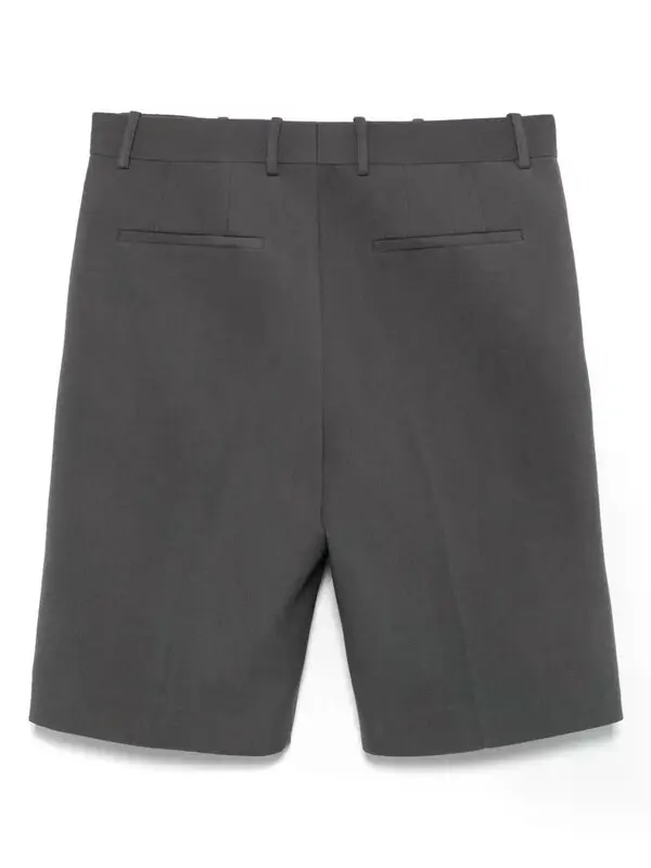 JIL SANDER Tailored Wool Shorts - Grey