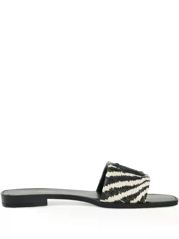 Just Cavalli Elisie Striped Slides
