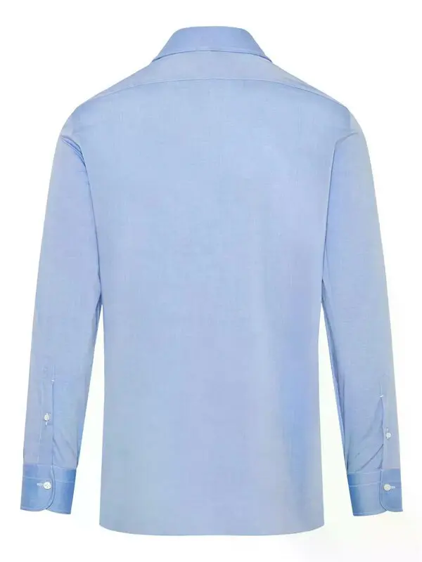BARBA NAPOLI Cotton Shirt - Blue
