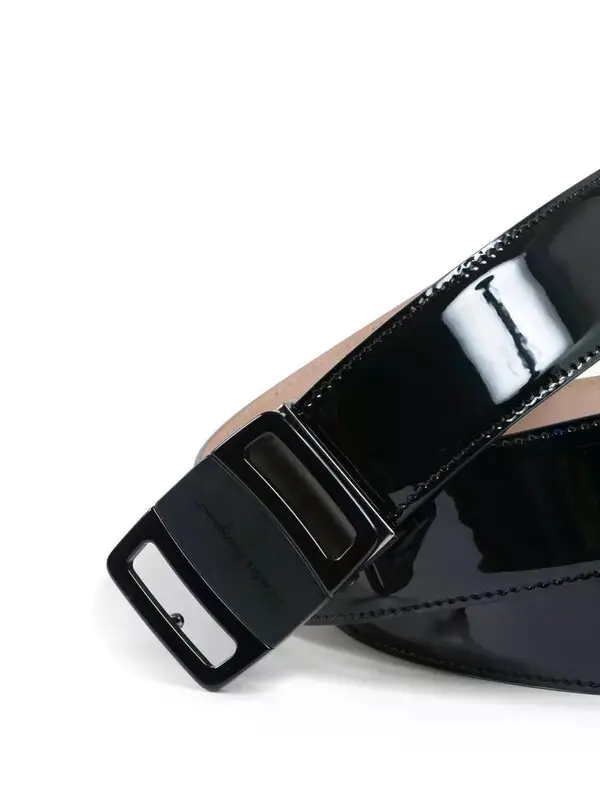FERRAGAMO Patent Leather Belt