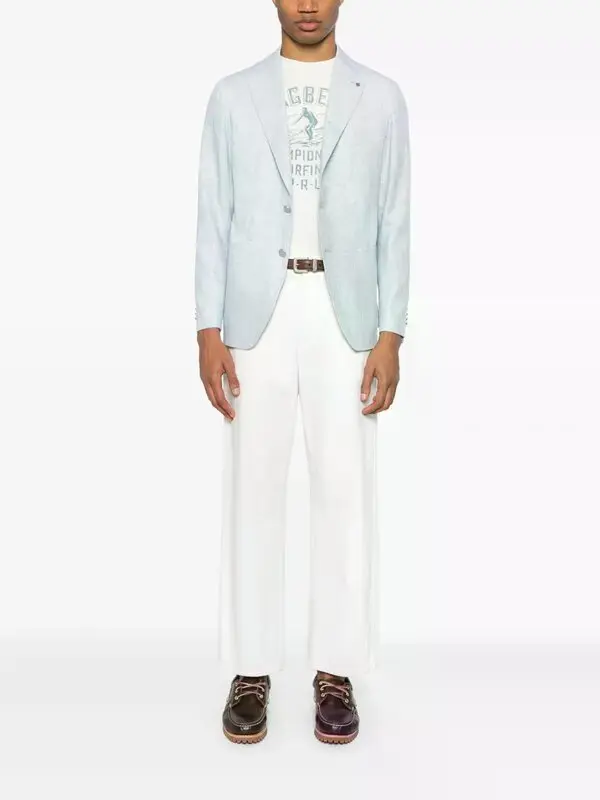 Tagliatore Single-breasted Blazer - Blue