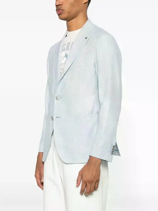 Tagliatore Single-breasted Blazer - Blue