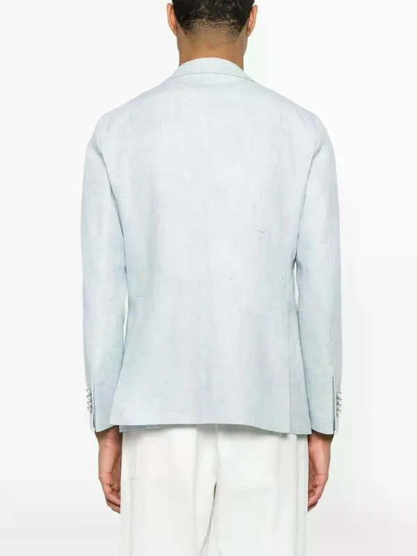 Tagliatore Single-breasted Blazer - Blue