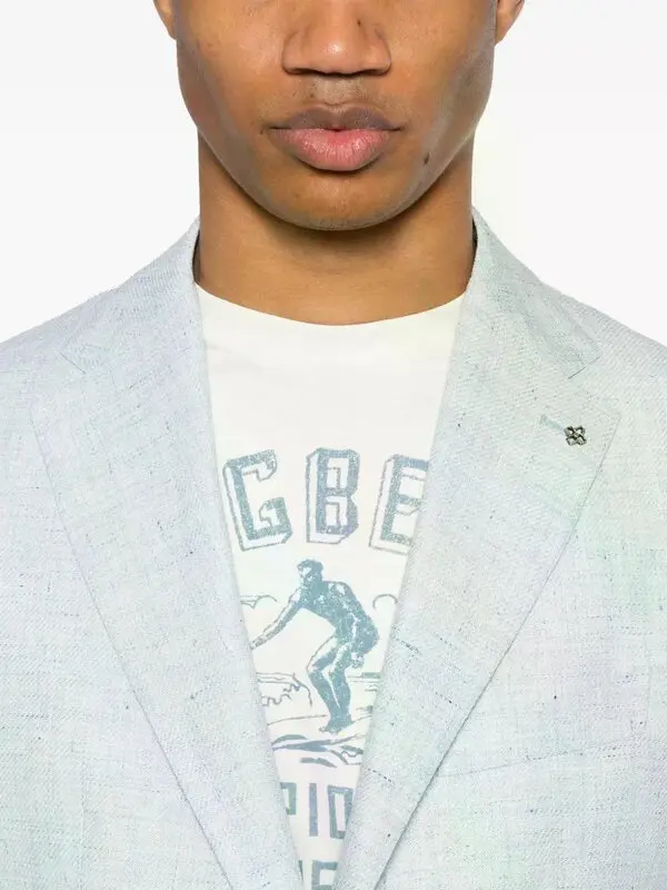Tagliatore Single-breasted Blazer - Blue