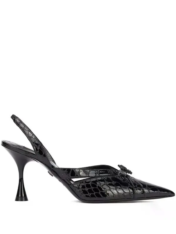 Roberto Cavalli Pointed-toe Slingback Pumps