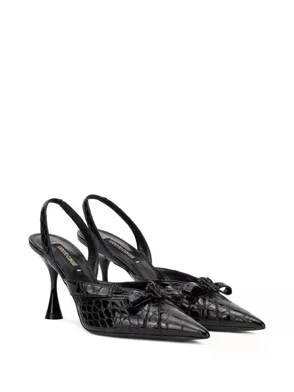Roberto Cavalli Pointed-toe Slingback Pumps
