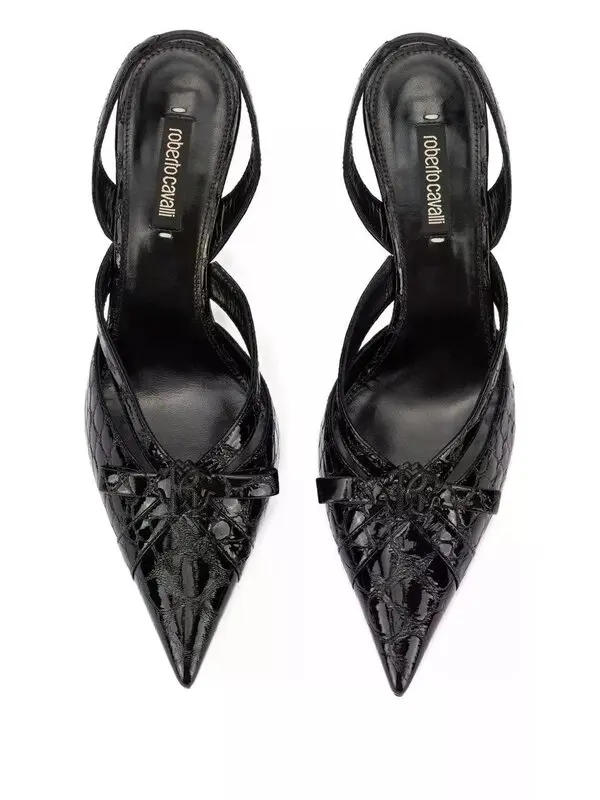Roberto Cavalli Pointed-toe Slingback Pumps