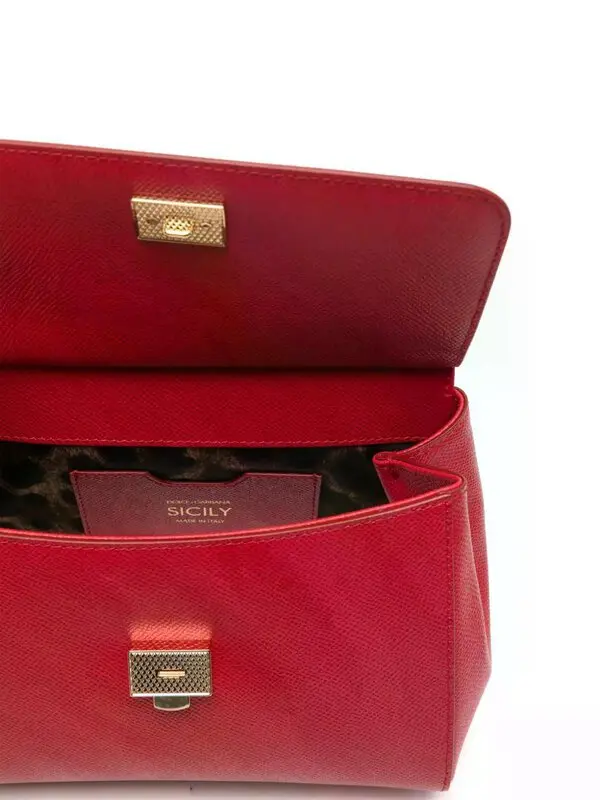 Dolce & Gabbana Leather Tote - Red