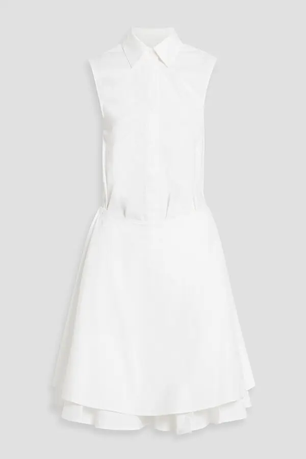 princess polly baby blue dress Proenza Schouler Black Floral Viscose Midi Dress Size 4 US main image 1