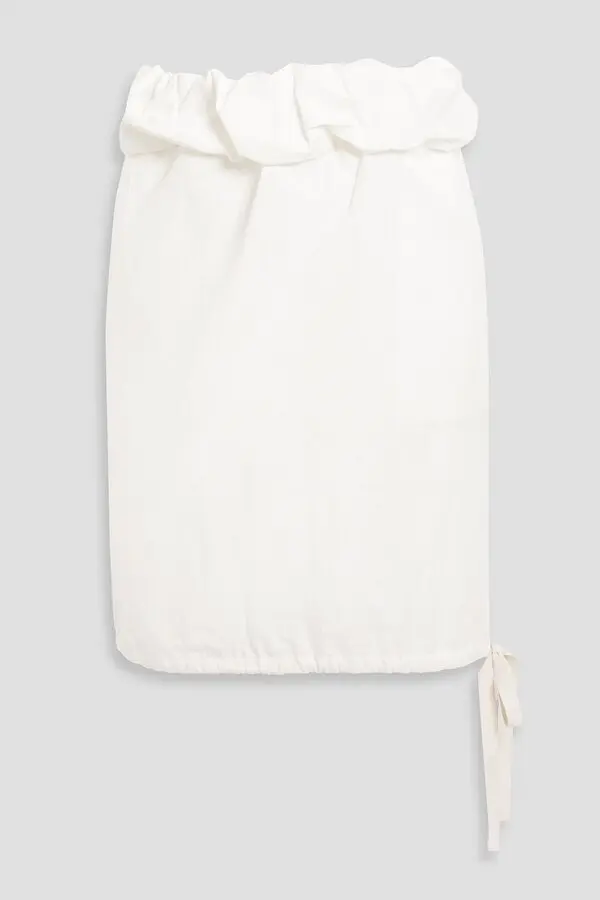 Proenza Schouler Ruffled Mini Skirt - White