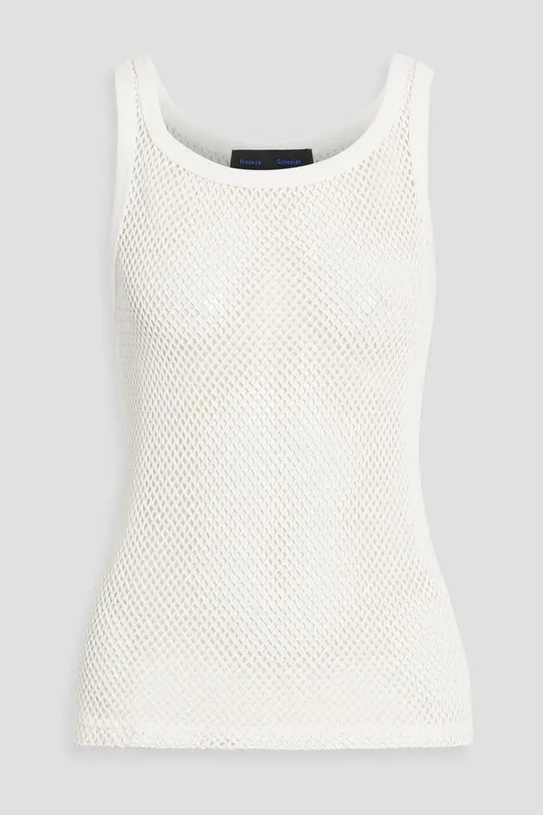 Proenza Schouler Open-knit Cotton Tank