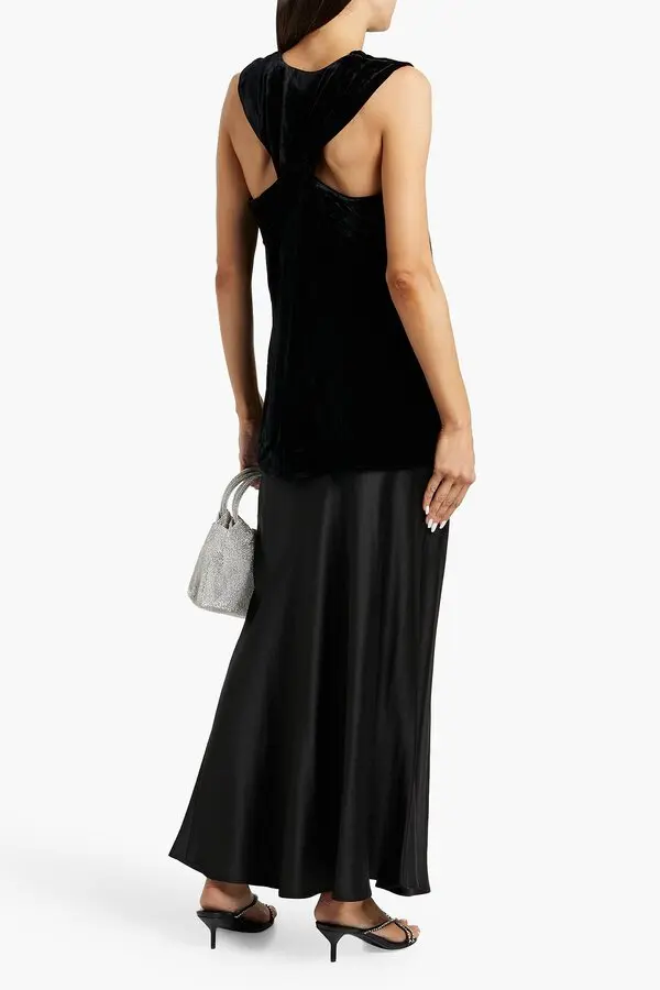 Proenza Schouler Joyce Velvet Top