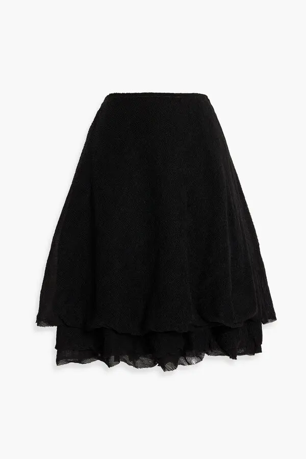 Proenza Schouler Julia Tiered Georgette Mini Skirt