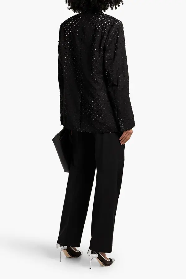Helmut Lang Lasercut Twill Blazer