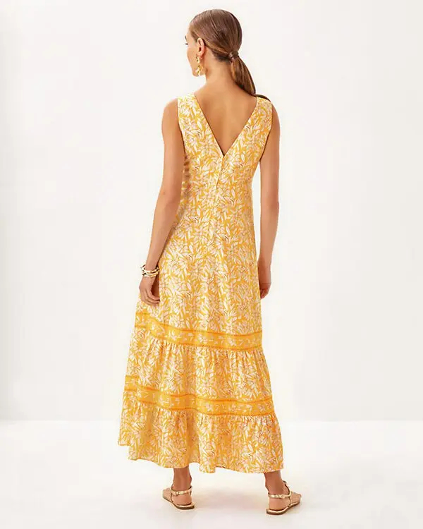 Lilly Pulitzer Avlyn Maxi Dress - Honeycomb Hideaway Honeycomb Engineered  Woven Dres | Editorialist
