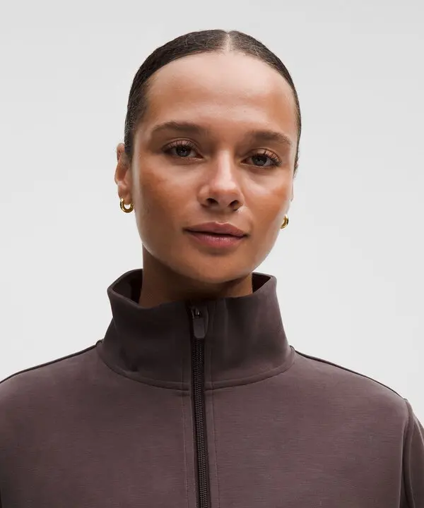 Lululemon Softstreme Half-zip - Sequoia