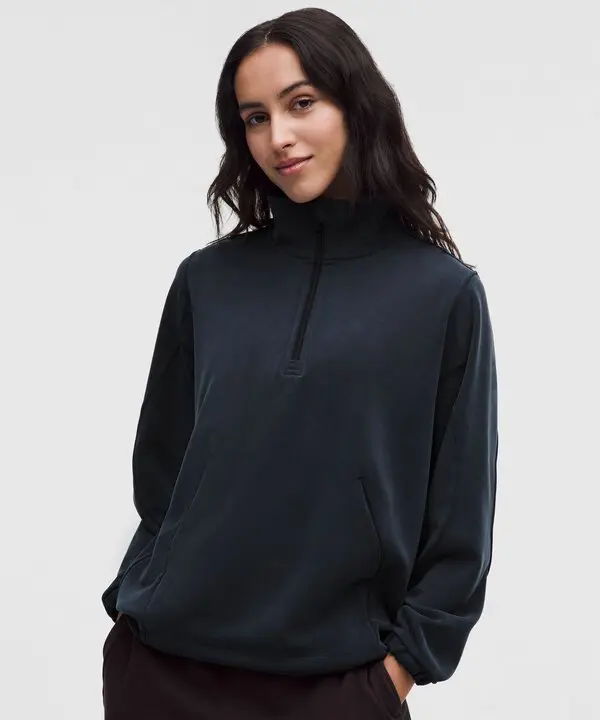 Lululemon Softstreme Half-zip - True Navy