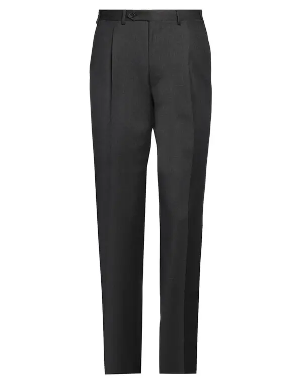 Canali Virgin Wool Tapered Leg Trousers