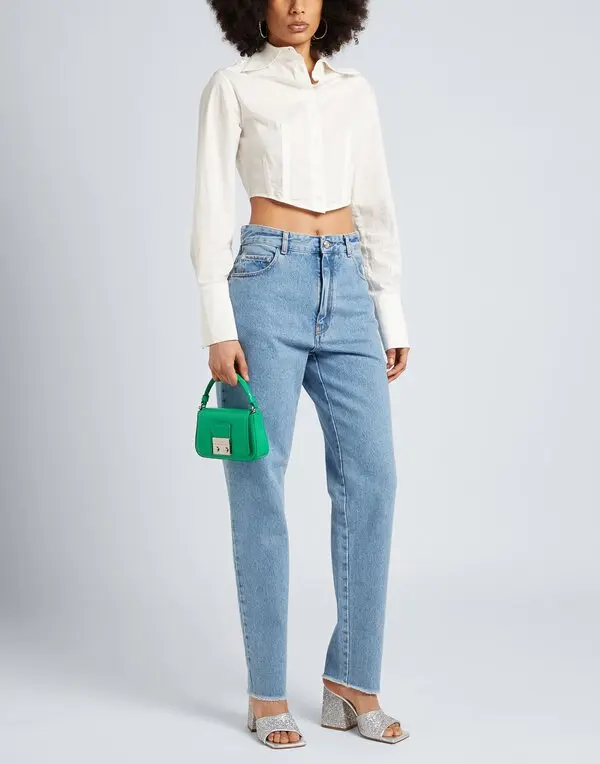 Gcds Mom Jeans With Detachable Embellishment
