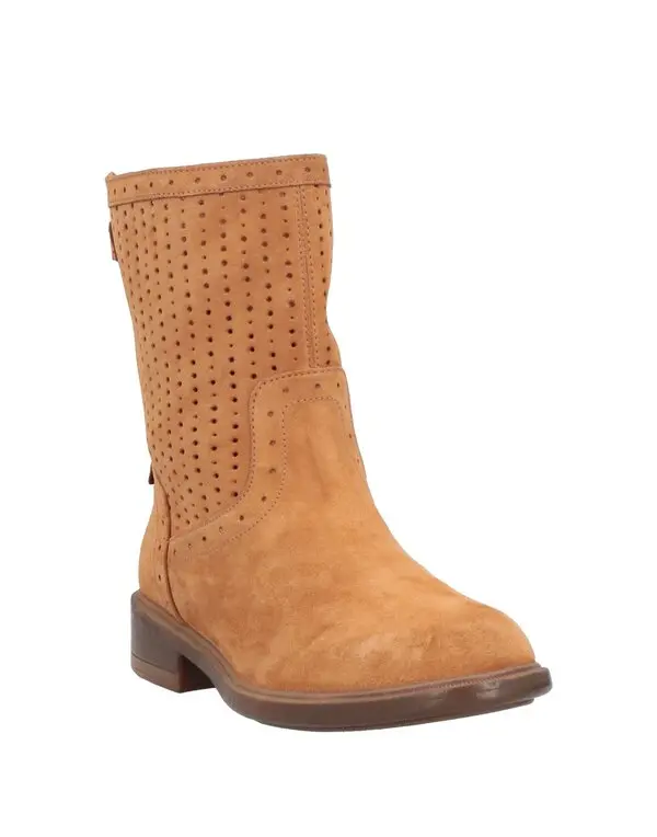 Geox Leather Biker Ankle Boots