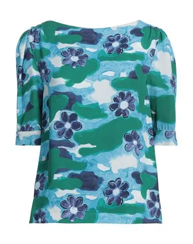 Marni Floral Viscose Top - Green