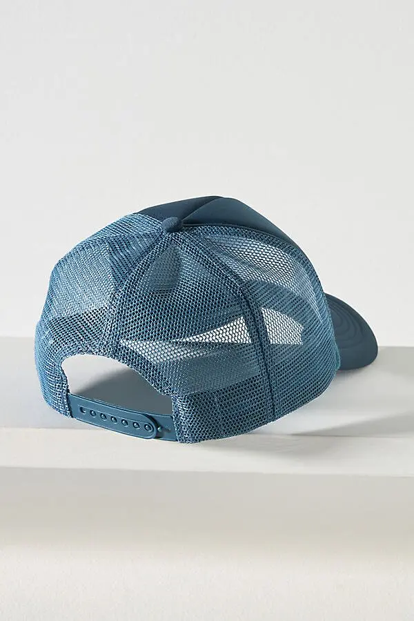 Surf Celandine Seaside Trucker Hat Baseball Cap Anthropologie Celandine Seaside Trucker Hat | Anthropologie main image 4