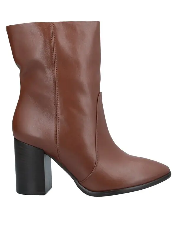 POLLINI Leather Ankle Boots