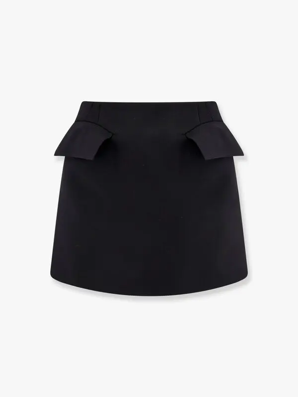 Alexander McQueen Mini Skirt In Wool