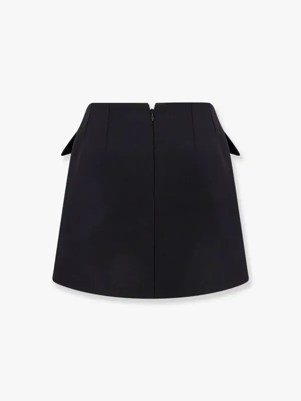 Alexander McQueen Mini Skirt In Wool