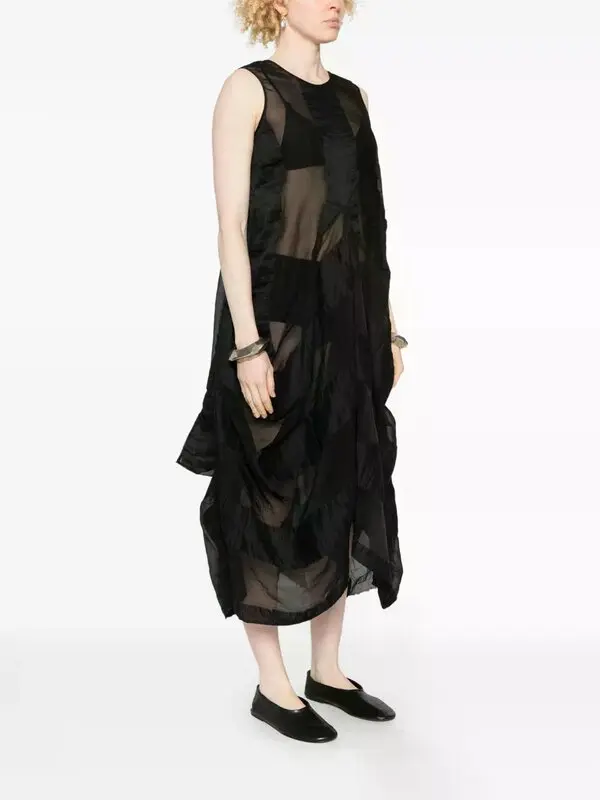 UMA WANG Flared Midi Dress