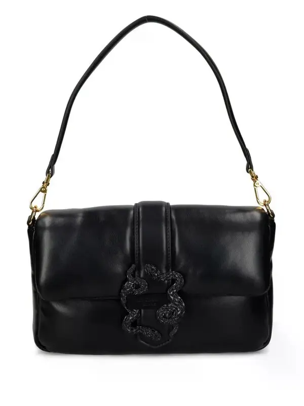 Just Cavalli Snake Buckle Shoulder Bag