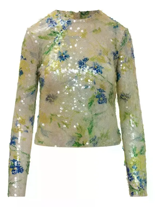 MSGM Sequin-embellished Blouse