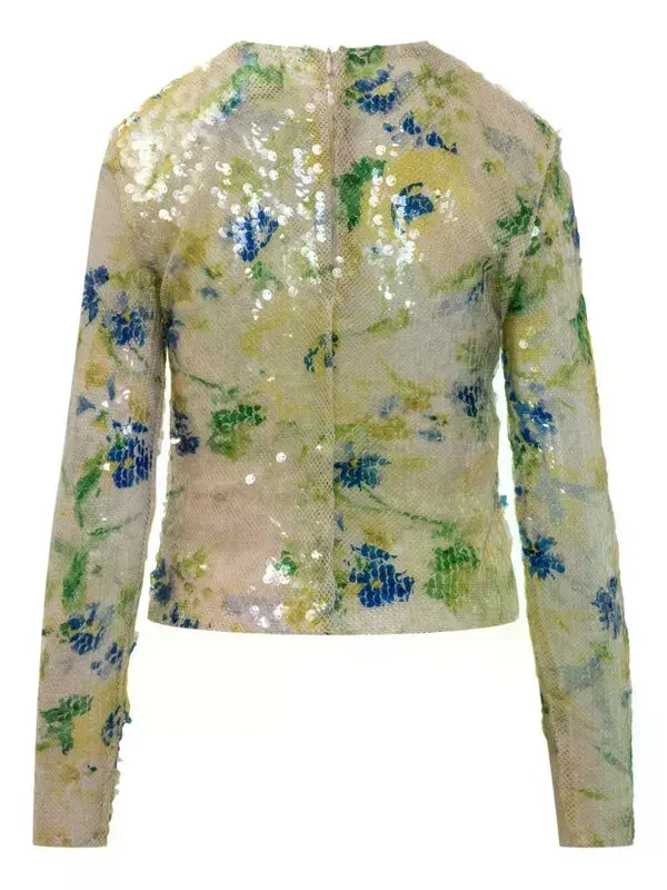 MSGM Sequin-embellished Blouse