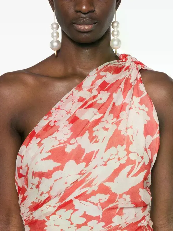Victoria Beckham One-shoulder Midi Dress